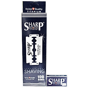 Durablade 100 Sharp Titanium Double Edge Razor Blades For Safety Razor - Men's Safety Razor Blades For Shaving For Men For A Smooth And Clean Shave (1 Year Supply)