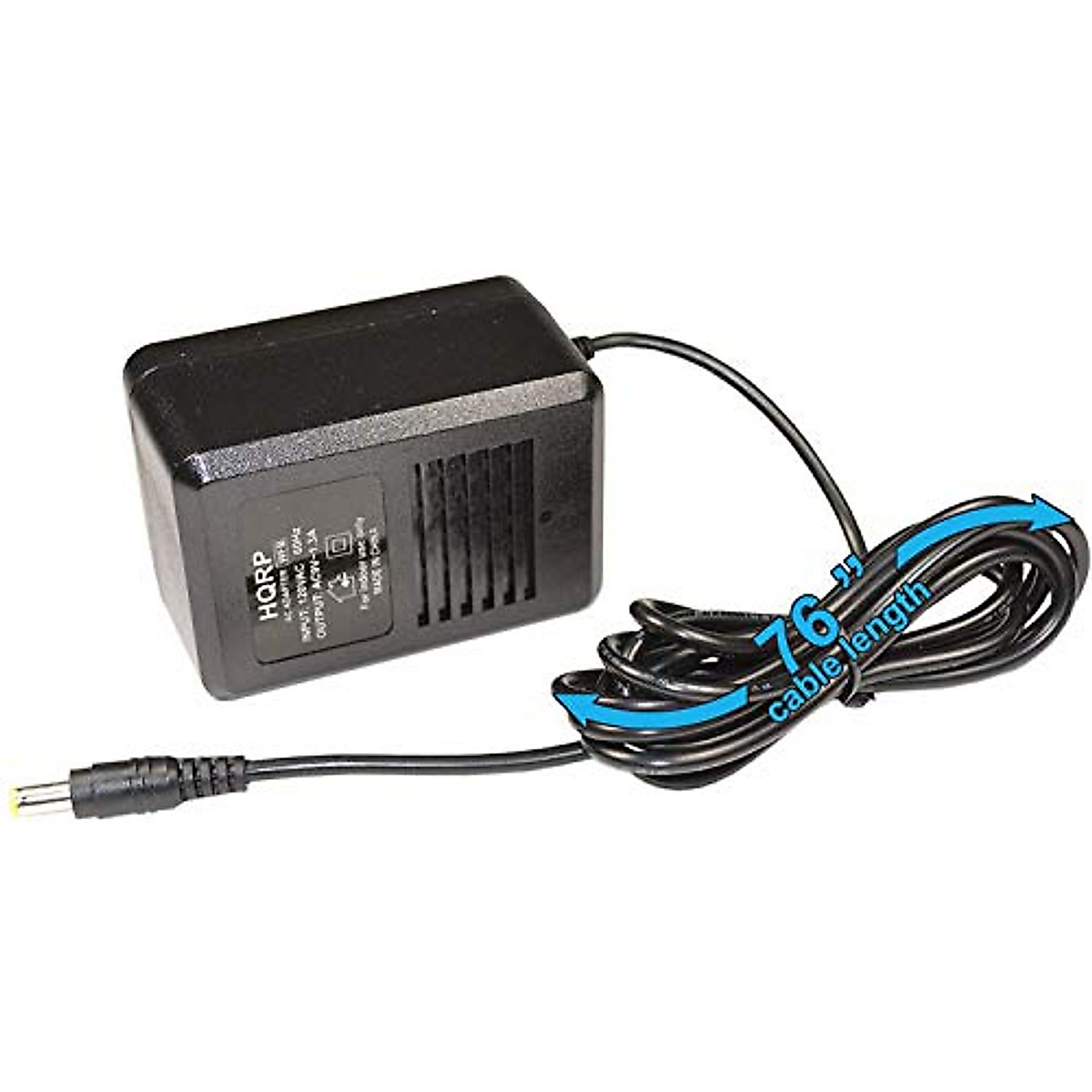 HQRP AC Adapter Compatible with DigiTech Vocalist Live 4 / Vocalist Live 5 / Vocalist Live VHM5 Guitar Multi Effects Pedals, Power Supply Cord Transformer