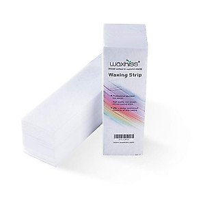 Waxkiss Beauty Non Woven Body and Facial Wax Strips Large 2.7×7.9 Hair Removal 200Pcs Epilating Strips