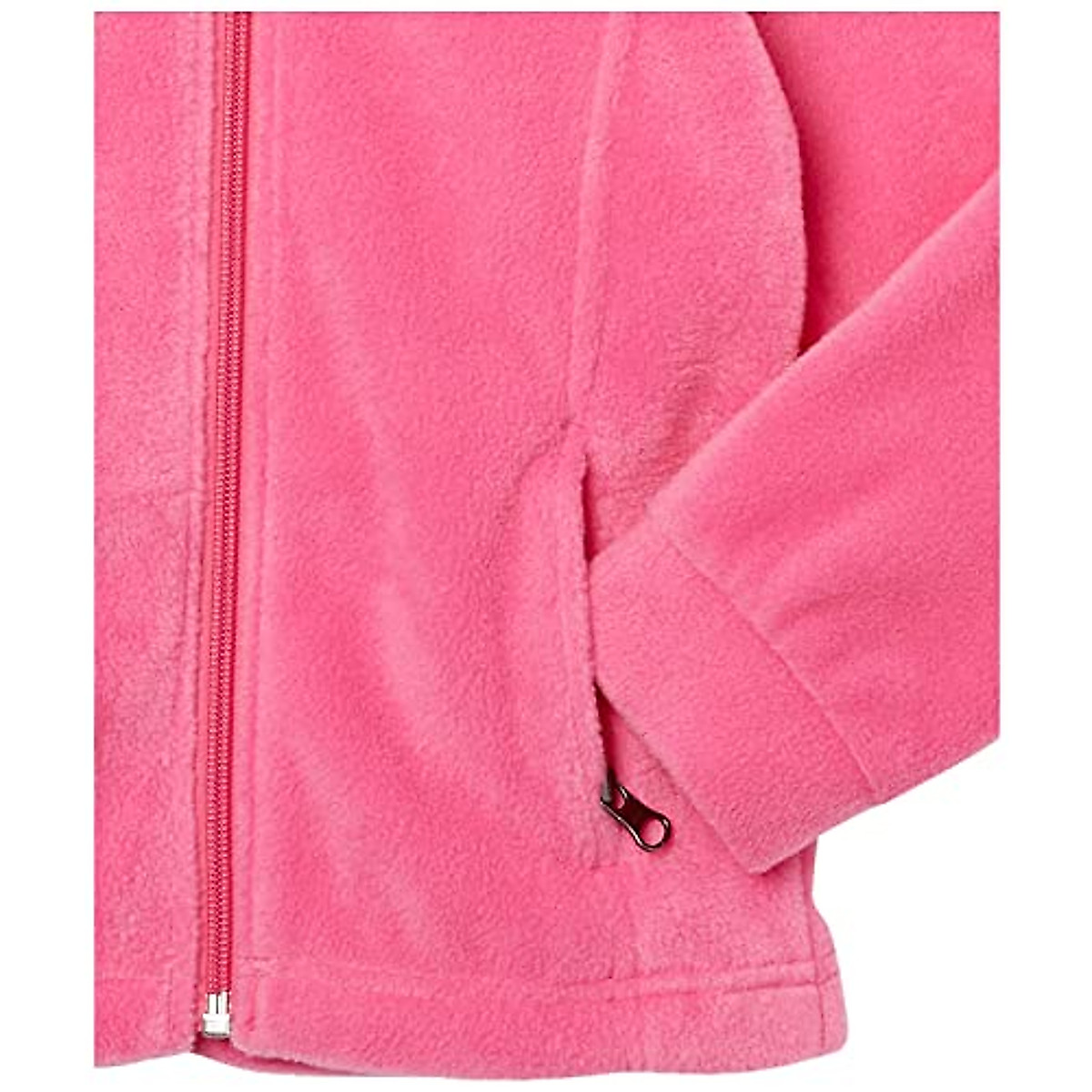 Columbia unisex-baby Benton Springs Fleece Jacket, Pink Ice, 12-18 Months