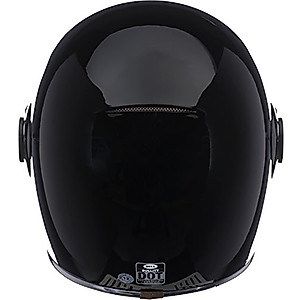 Bell Bullitt Full-Face Motorcycle Helmet (Solid Gloss Black, Medium)