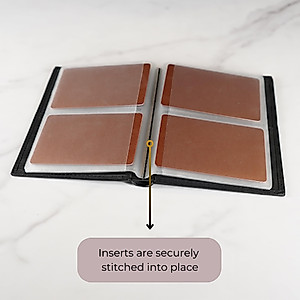 ag wallets RFID Signal Blocking Leather European Hipster Wallet, Black, 5 x 4.5-Inch