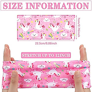 6 Pieces Unicorn Headbands for Girls Cute Elastic Bandeau Adjustable Wide Rainbow Headband No Slip Little Girl Hair Accessories Neck Gaiter Party Favors Stretch Hippie Turban for Children Kids Toddler