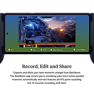 BACKBONE One Mobile Gaming Controller for Android and iPhone 15 Series (USB-C) - Turn Your Phone into a Gaming Console - Play Xbox, PlayStation, Call of Duty, Roblox, Minecraft, Genshin Impact & More