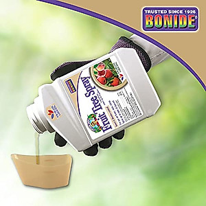 Bonide Captain Jack's Fruit Tree Spray, 16 oz Concentrate, Insect & Disease Control Spray for Organic Gardening
