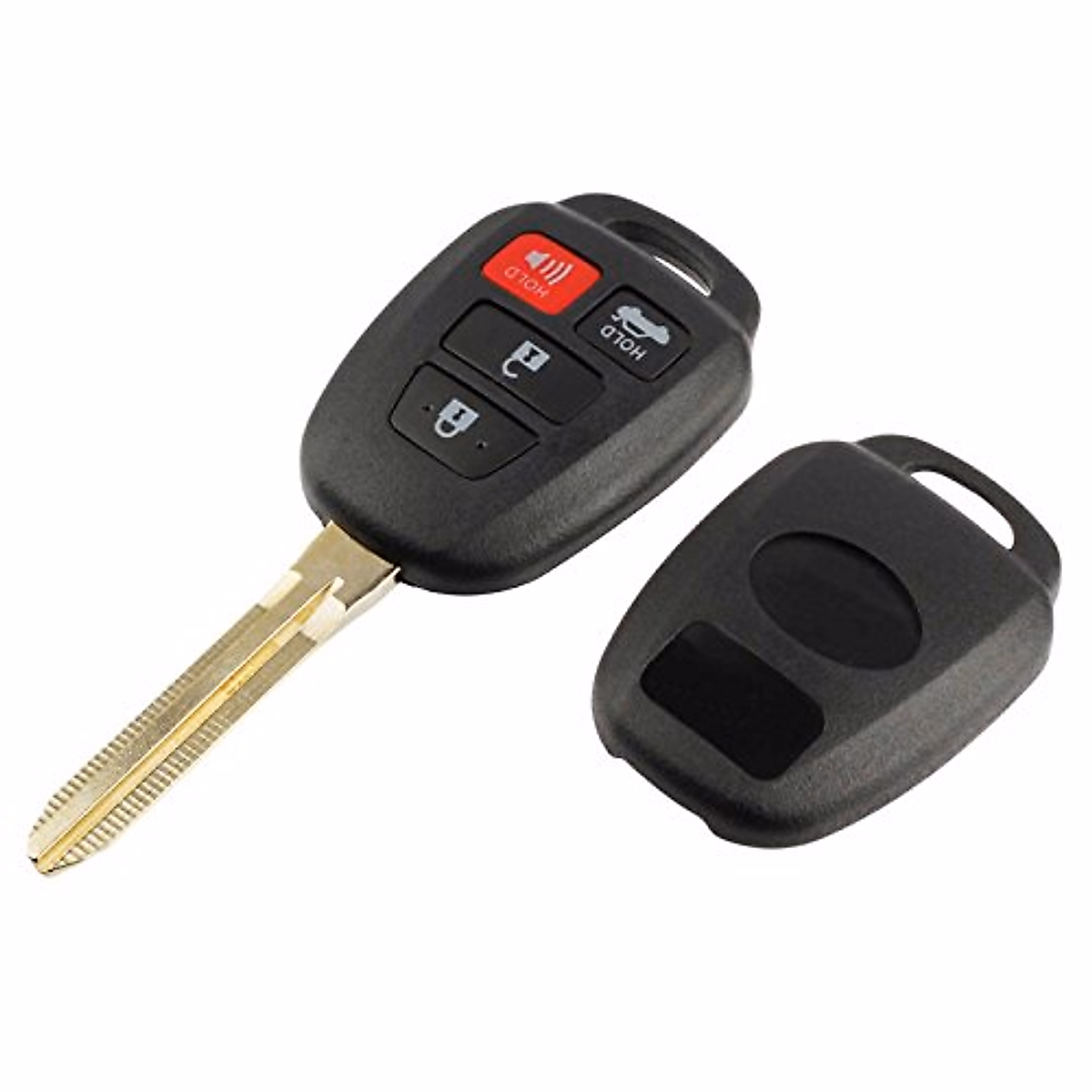 Key Fob Keyless Entry Uncut Remote Shell Case & Pad fits Toyota 2012-2014 Camry HYQ12BDM