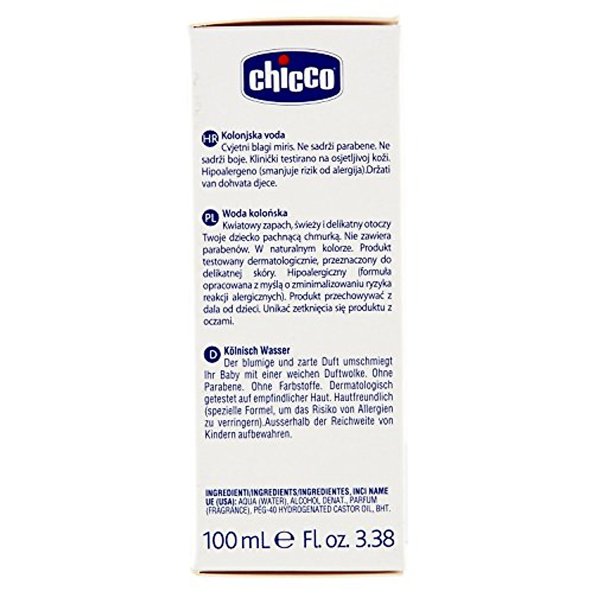 Chicco Baby Moments Eau De Cologne - Baby's Smell