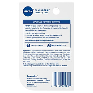 Nivea Lip Balm - Blackberry Shine - 0.17oz, 0.17 Oz