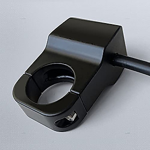 Motorcycle Handlebar Switch Waterproof ATV Handlebar Light Switch Aluminum Alloy Toggle Switch for Motorcycle Bike ATV UTV Scooters Fits 7/8"(22MM) Handlebars 2 Pieces