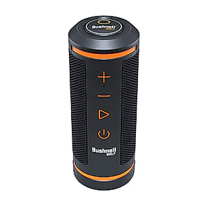 Bushnell Wingman GPS Golf Speaker Bundle - Music & Audible Distances Bluetooth Speaker for Golf Cart - Score Tracking, 3D Flyovers & 36,000+ Courses - Includes PlayBetter Protective Neoprene Pouch