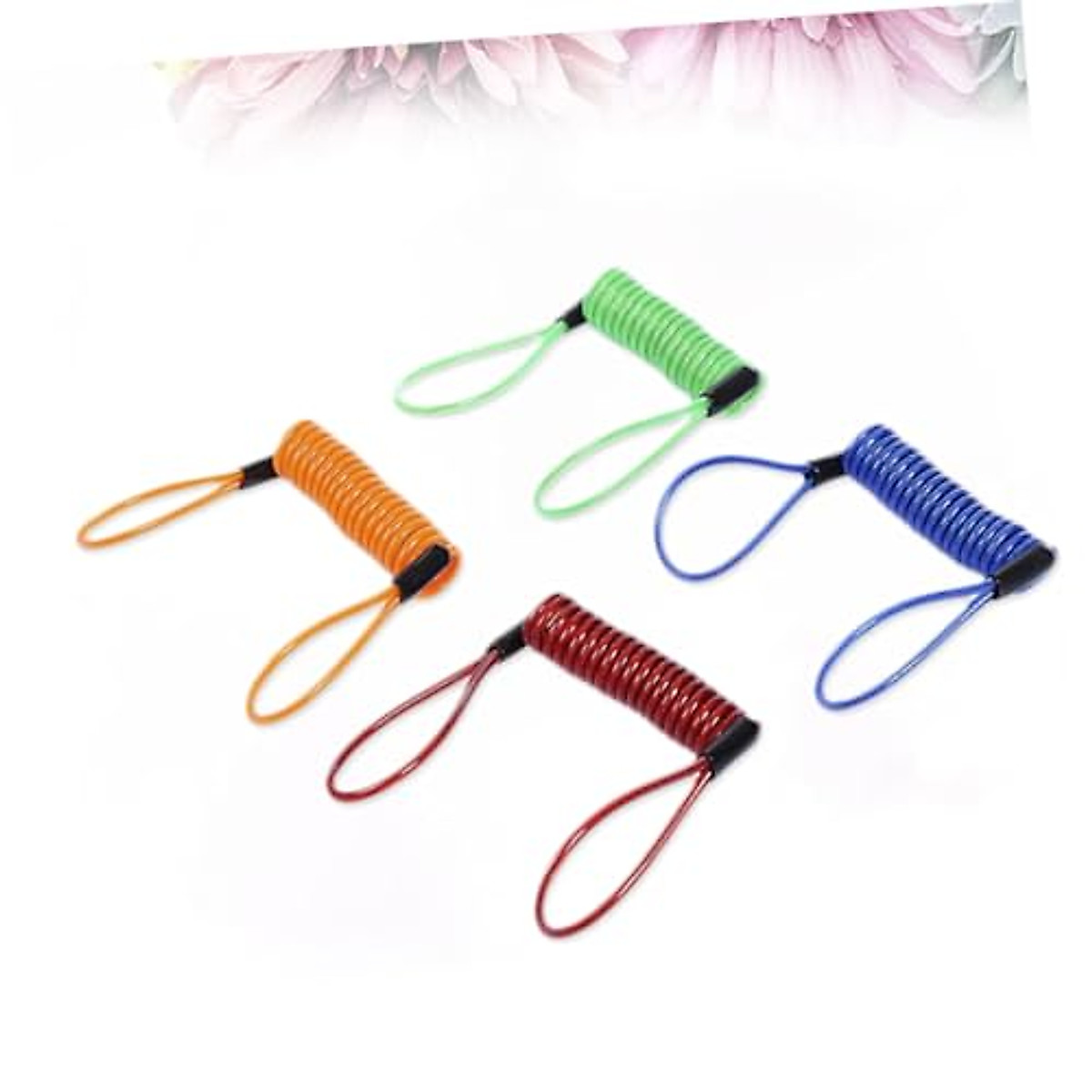 INOOMP Spring Tool Wire Rope Lock Padlock 1.2m Bike Lock Tool Anti- Rope Lock Lengthen