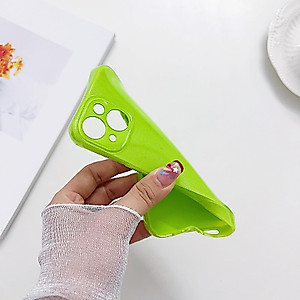 YUMUPIFE Compatible with iPhone 13 Pro Max Case,Cute Glitter Bling for Women Girls Silicone Non-Slip Shockproof Soft TPU Phone Case,for iPhone 13 Pro Max 6.7 inch(Malachite Green)