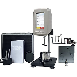 VTSYIQI Stormer viscometer Viscosity Tester Viscosity Meter Paint Ink Viscosity Meter with 5 inch Colorful Touch Screen KU Value Digital rotational viscometer Rotary visometer
