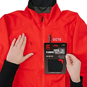 Gear Aid Tenacious Tape GORE-TEX Fabric Patches , Black, 3” Round & 2” x 4” Rectangle, 2 Count (Pack of 2)