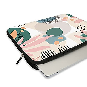 Lapac Laptop Sleeve Bag 13-14 Inch Abstract Art Sketch, Water Repellent Neoprene Light Weight Computer Skin Bag, Pink Notebook Carrying Case Cover Bag for 13/14 Inch MacBook Pro, MacBook Air