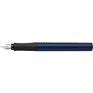 Faber-Castell Grip 2011 Fountain Pen - Extra Fine Nib, Classic Blue, (140807)