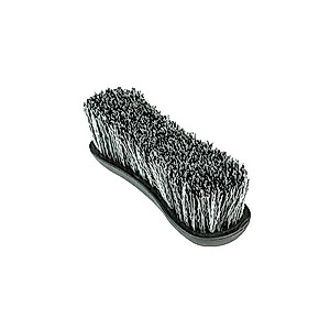 Horze Soft Grip Dandy Brush - Short Bristle - Black - One Size