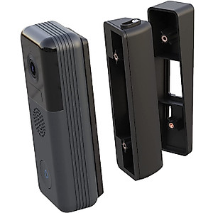 EUKI Adjustable 25 to 50 Degree Angle Mount Compatible J7/J9/J10/MR04 Multiple Model Wireless Video Doorbells, Angle Adjustment Adapter, Mounting Plate Bracket, Wedge Conor