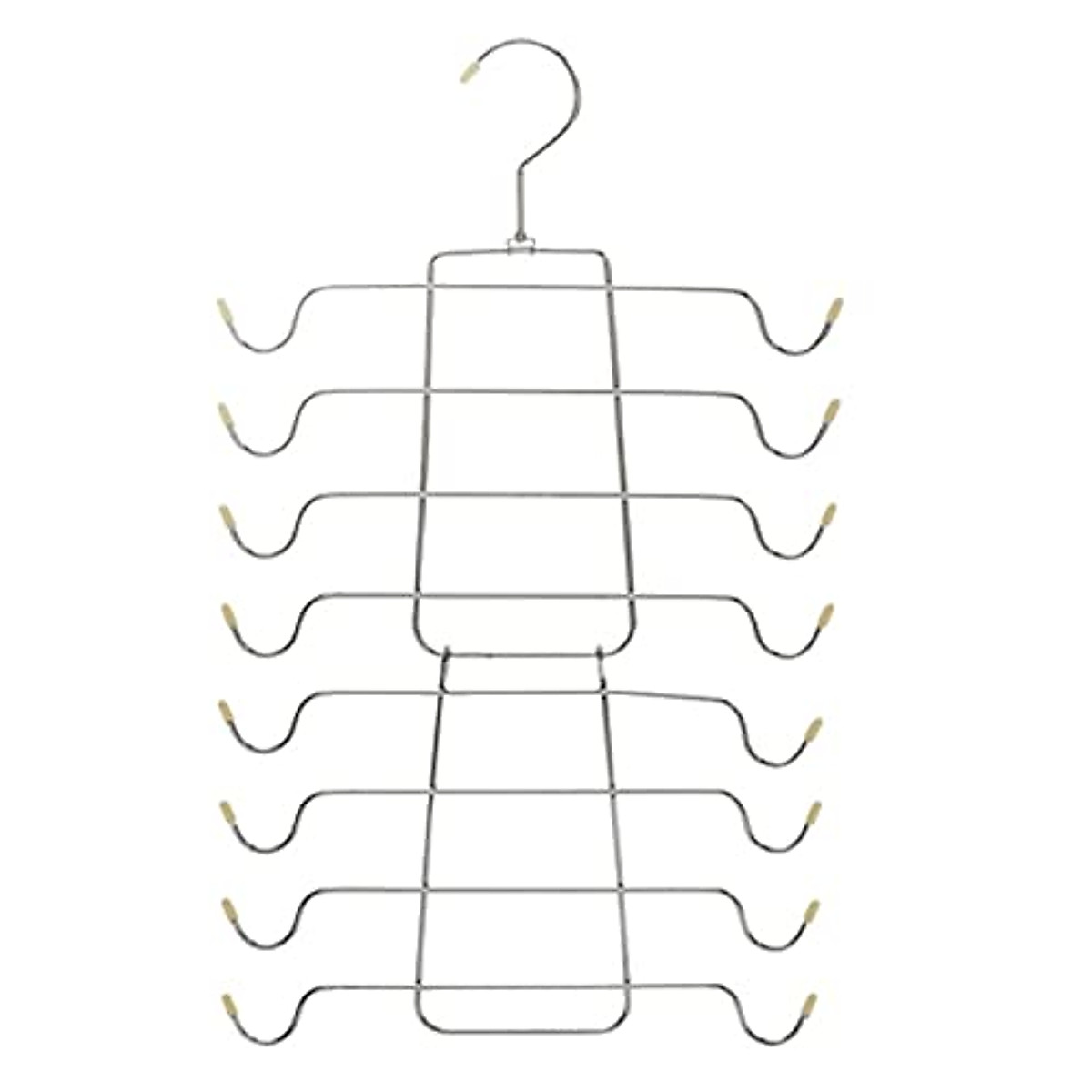 NW Multifunctional Sling Underwear Rack Stainless Steel Storage Rack Multi-Layer Clothes Rack Protection from Deformation (Color : Beige)