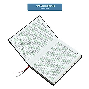 Inamio 24 Hourly Planner 2023 – 24 Hour Planner – Weekly and Monthly Appointment Book 2023 – Hardcover, Japanese Design – Minimalist Teacher Planner, Annual Planner with Time Slots – 6 x 8.5