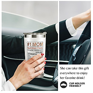 Gifts for Mom from Daughter Son - Mom Birthday Gifts, Birthday Gifts for Mom - Christmas Gifts, Christmas Gifts for Mom Wife - Mom Gifts, Mother Gifts, New Mom Gifts for Women - 20 Oz Tumbler