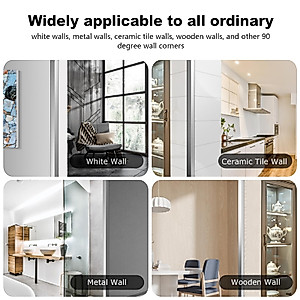 Aluminium Alloy Metal Corner Guards 12Pcs Wall Corner Protector 2" x 2" x 48" Wall Corner Protection Decoration Pack of 12 Corner Guards 20 Ga/1 mm Thickness