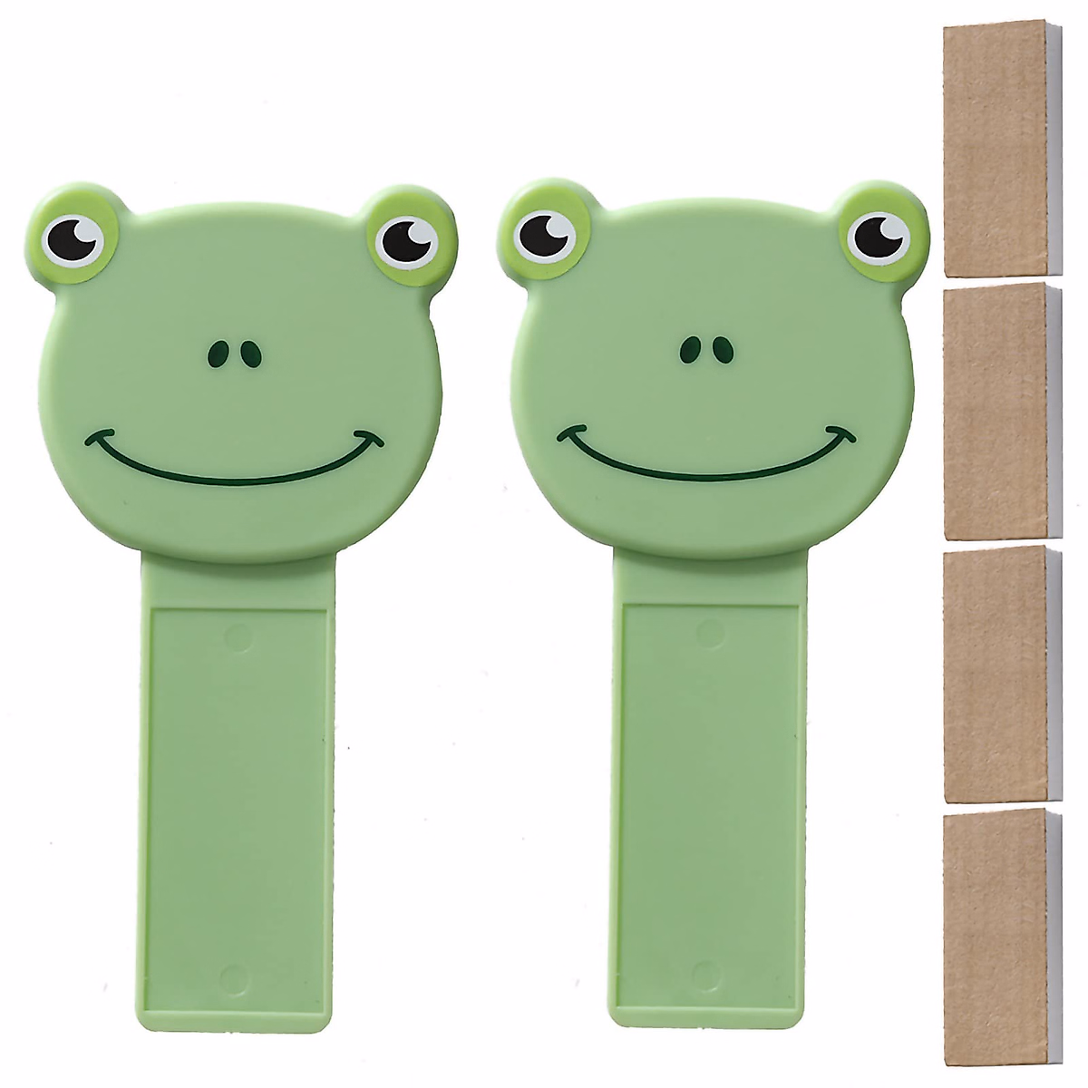 2 Pcs Toilet Seat Lifters, Toilet Seat Handle Seat Cover Lifter Cartoon Avoid Touching Toilet Seat Cover Lifters for Bathroom Restaurant Hotel (Frog style [2 pack])