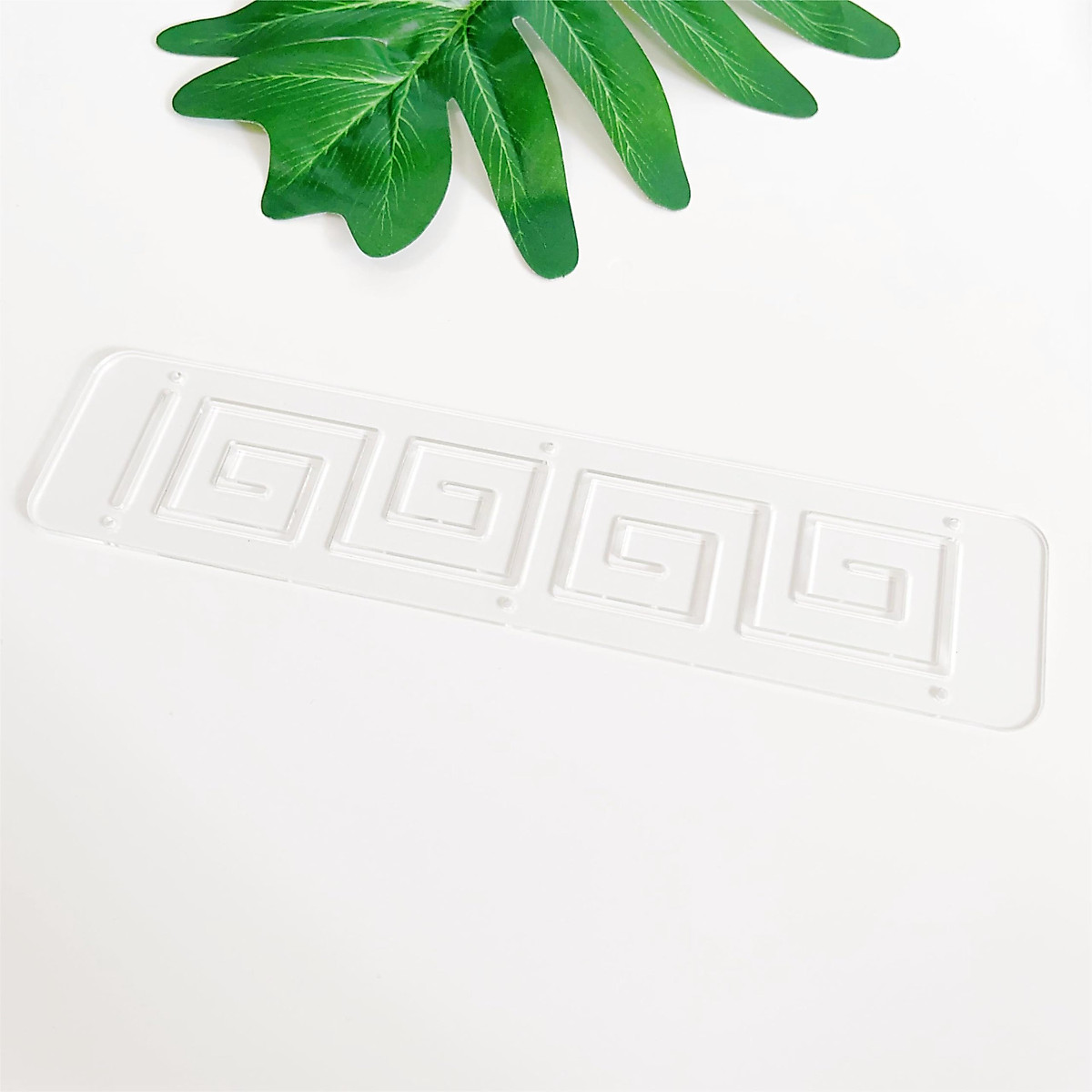 Acrylic Sashiko Stencil with Traditional Pattern for Hand Quilting and Embroidery (Pattern C)