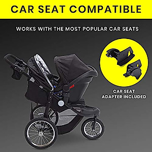 Jeep Cross-Country Sport Plus Jogging Stroller by Delta Children, Charcoal Galaxy