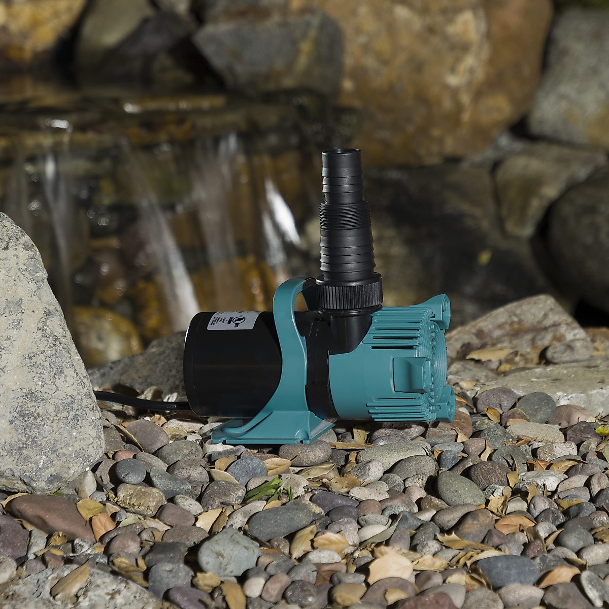 Alpine Corporation 3000 GPH Vortex Energy-Saving Pump for Ponds, Fountains, Waterfalls, and Water Circulation