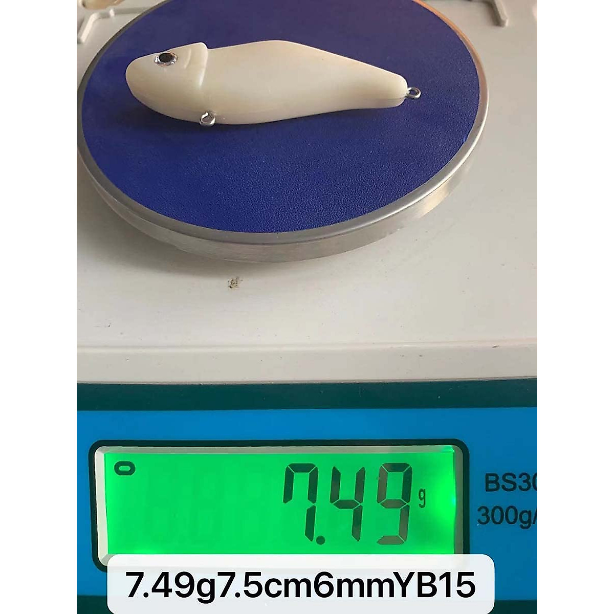 10pcs Fishing Unpainted VIB Crankbait Lure Body 75mm 7.49g Blank lipless Hard LuresSimulation Blank Body Clear Hard Baits Trout Salmon Minnow Lure Popper Lures Topwater Freshwater with Free Eye