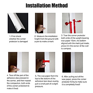 Clear Plastic Wall Corner Guards and Edge Protectors, 4 3 1.7cm Wide Self Adhesive Corner Shield Trim Strips for Home Kitchen Office, Waterproof ( Color : 1.7cm(0.6in) Width , Size : 125cm/49.2in )