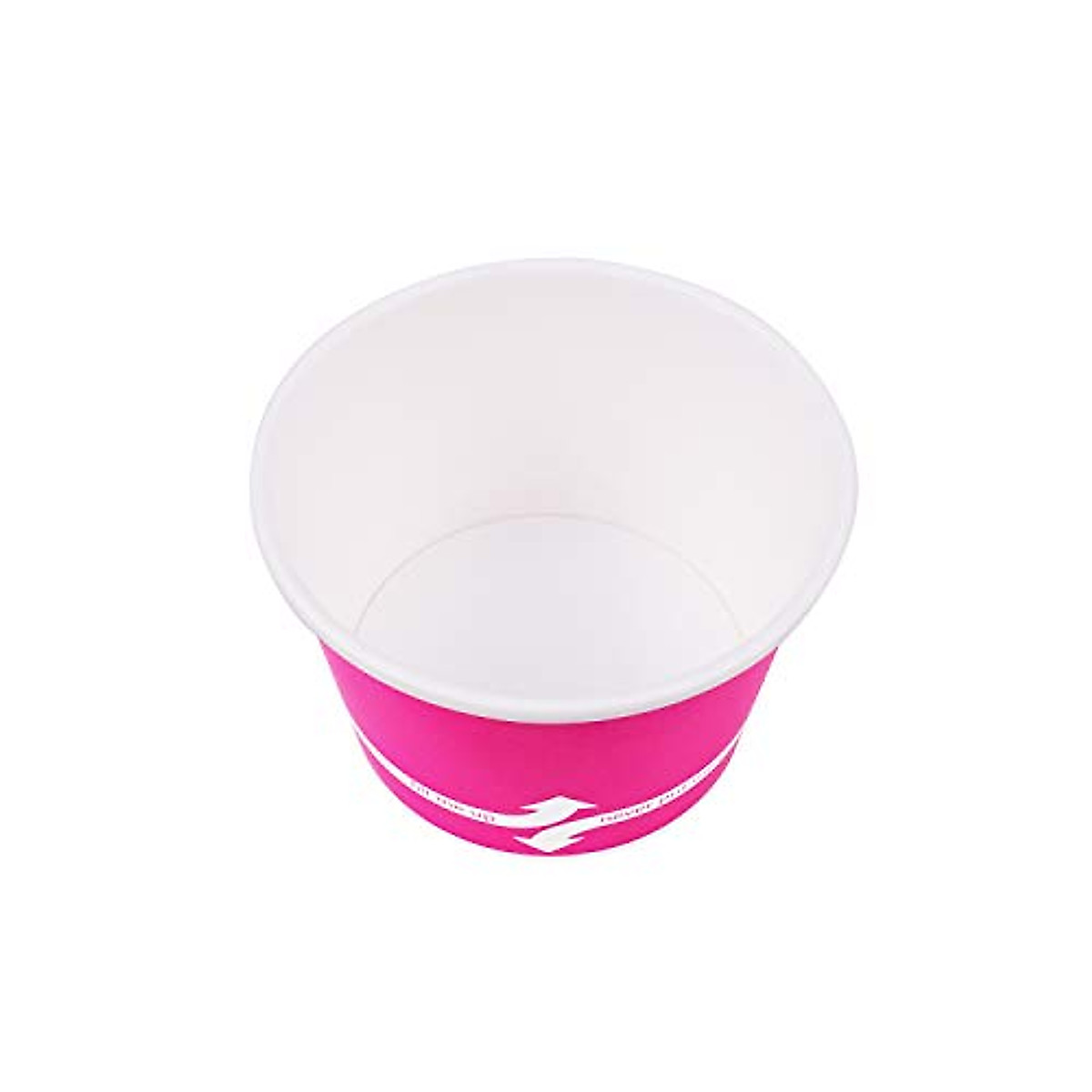 Karat [8oz - 1000 ct] Paper Ice Cream Cups & Soup Bowls for Hot/ Cold Food - Ideal for Soup, Ice Cream, Gelato, Yogurt and Snacks - Pink