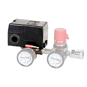 Heavy Duty Pressure Switch for Air Compressor 135-175 psi Four 4 Port 26 Amp