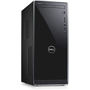 Dell Inspiron 3671 Desktop Computer, Intel Hexa-Core i5-9400 Processor, 12GB DDR4 RAM, 256GB PCIe SSD, WiFi, Bluetooth 4.0, VGA, HDMI, Black, Windows 10