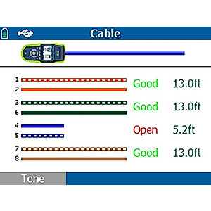 NetAlly LRAT-2000 LinkRunner AT Copper and Fiber Ethernet Network Tester, Green