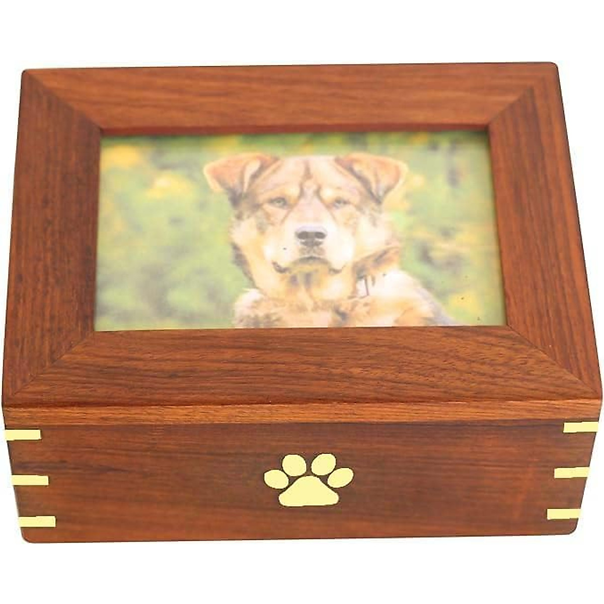 Wooden Pet Urn Box for Ashes | Wood Cremation Urns | Decorative Urns | Handmade Urn for Dog Ashes| Pet Memorial Urns | Funeral Urns