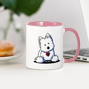 CafePress Westie Doorway To My Heart Mug Ceramic Coffee Mug, Tea Cup 11 oz