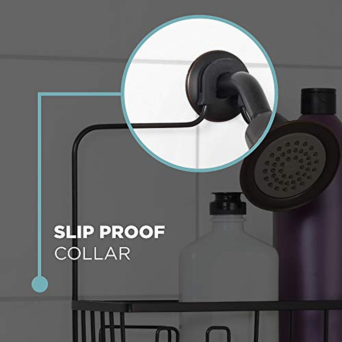 Zenna Home Hanging Over-The-Shower Caddy, Oil Rubbed Bronze