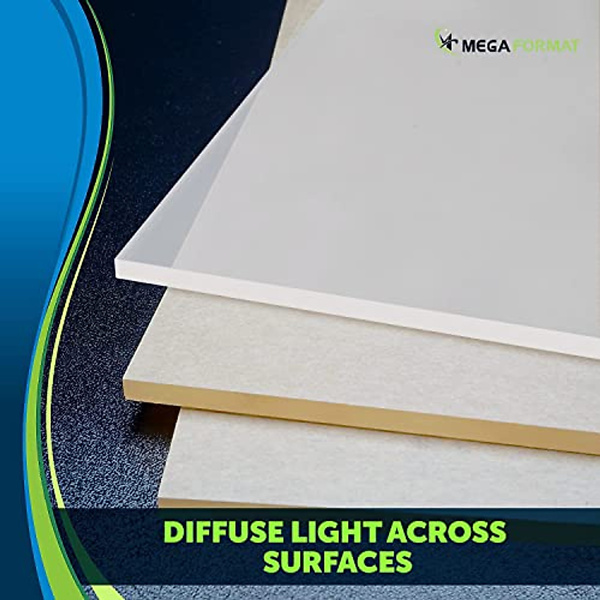 Mega Format Frosted Acrylic Sheet - Durable Thick Plexiglass Sheeting for Artwork, Covers, Window Panes, & Laser Etching Designs - 5" x 7" 1/4 (6mm) - 1pk
