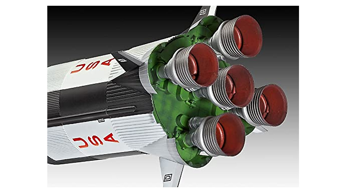 Apollo Saturn V Rocket Model Kit - 1/144 Scale for Space Enthusiasts