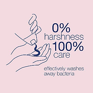 Dove Body Wash 100% Gentle Cleansers, Sulfate Free Peony and Rose Oil Effectively Washes Away Bacteria While Nourishing Your Skin, 22 Fl Oz (Pack of 4)