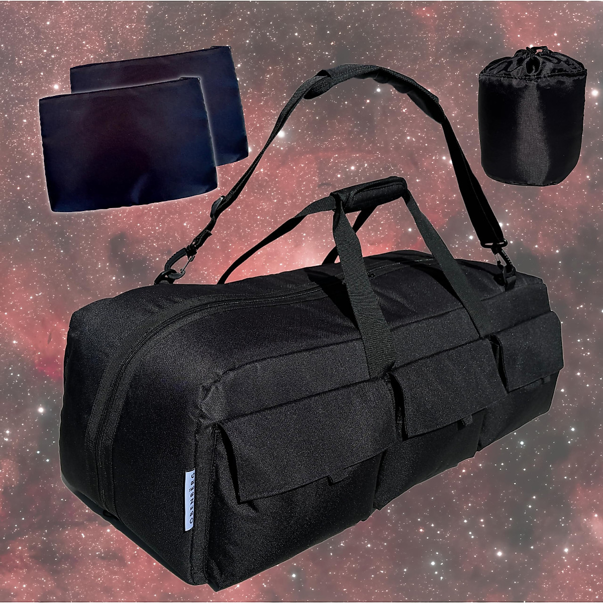 OBENBERG Professional 30" Telescope Bag: High-Density Foam Travel Universal Carrying Case for Celestron, Meade, Orion & Vixen with Shoulder Strap & Accessories, Perfect for Astronomy & Photography