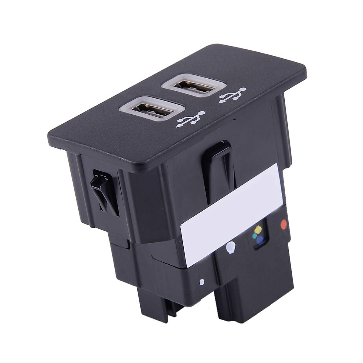 LETAOSK Dual USB Hub Ports Interface Module Fit for Ford Sync 3 Carplay Multimedia