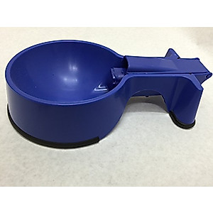 The Easy-Clean Auto-Fill Water Bowl with (5-Foot) Long Stainless Steel Hose, 32 ounces,Blue