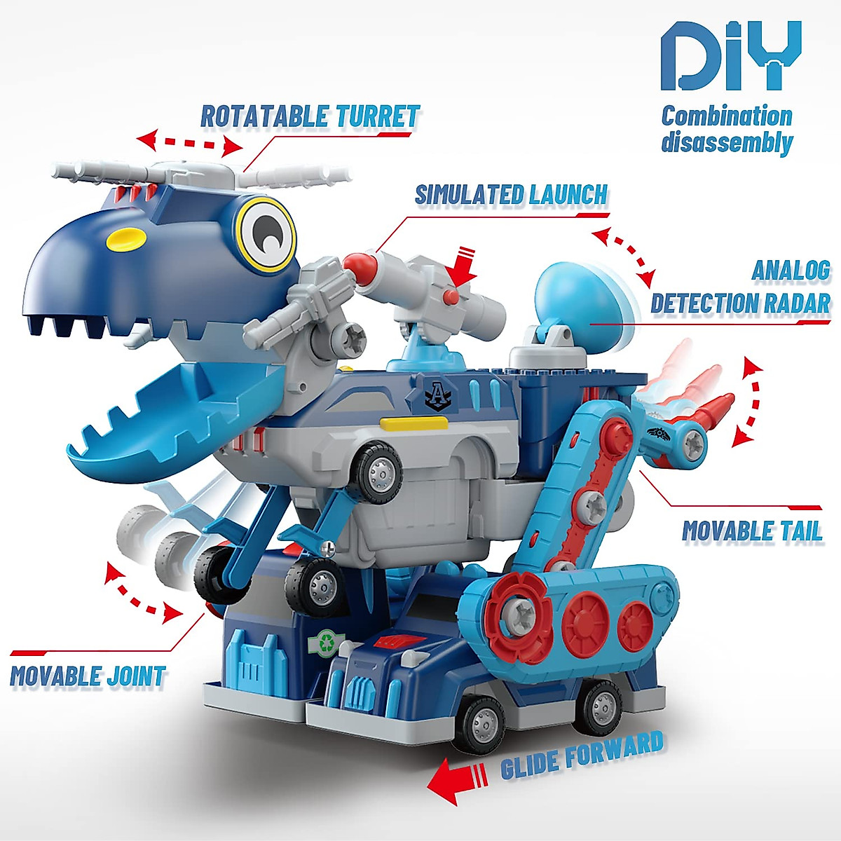 Magnetic Blocks Montessori Sensory Toys Large Magnetic Building Blocks for Kids&Toddlers STEM Building Toys, Learning & Education Toys Preschool Birthday Gifts Toys for 3 4 5 6 + Year Old Boy Girl