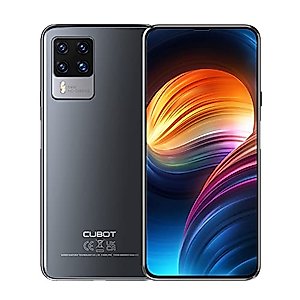 CUBOT X50 Mobile Phone 8 GB RAM+128GB ROM, Smartphone Android 11with 64MP Rear Cameras,6.7 Inch Large Screen 4G Dual SIM Phone 4500mAh Battery, Fingerprint& Face Unlock,GPS NFC-Black
