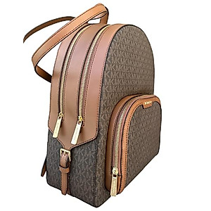 Michael Kors Jaycee Logo Backpack (Brown)