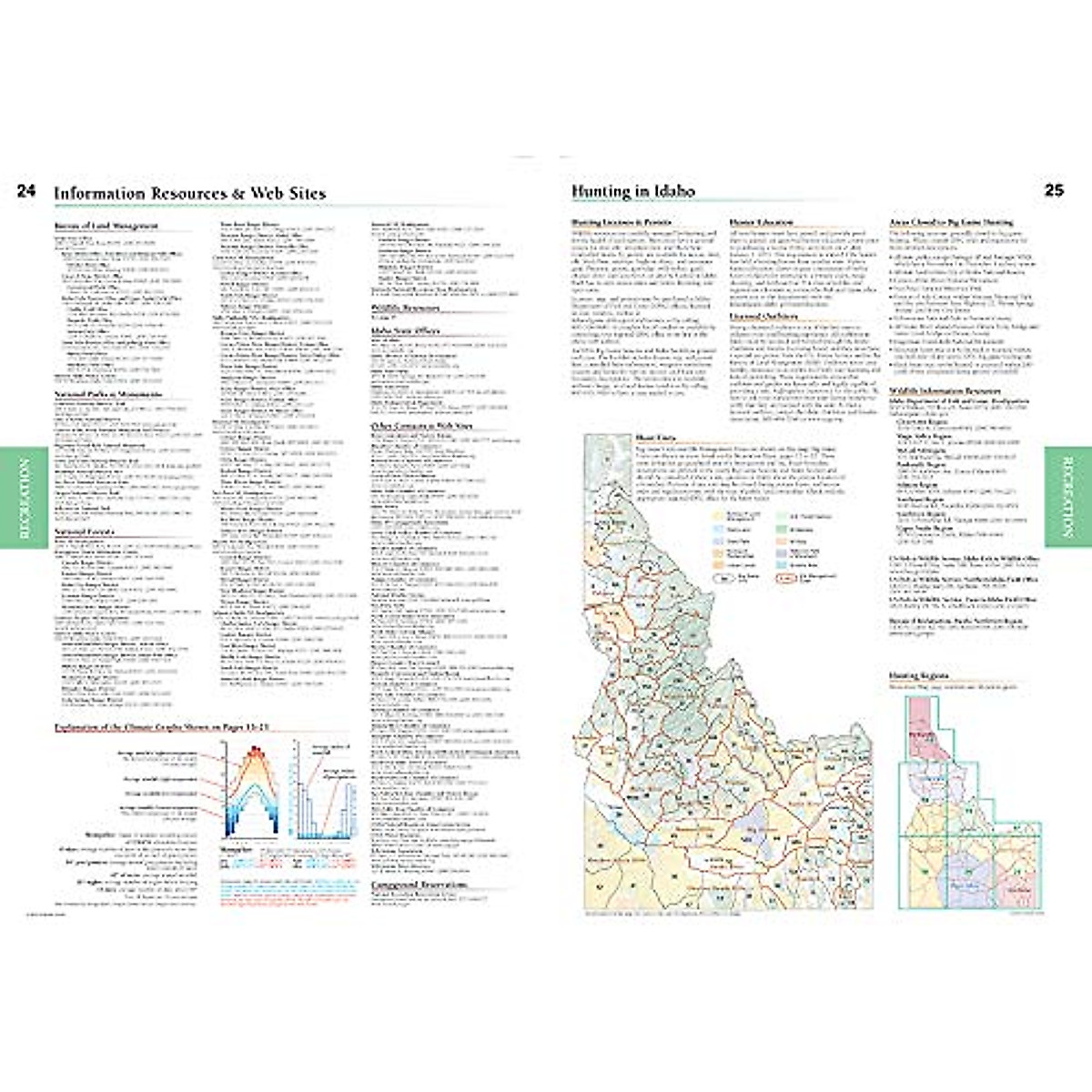 Idaho Road & Recreation Atlas - 7th Edition, 2022 (Benchmark Road & Recreation Atlases)