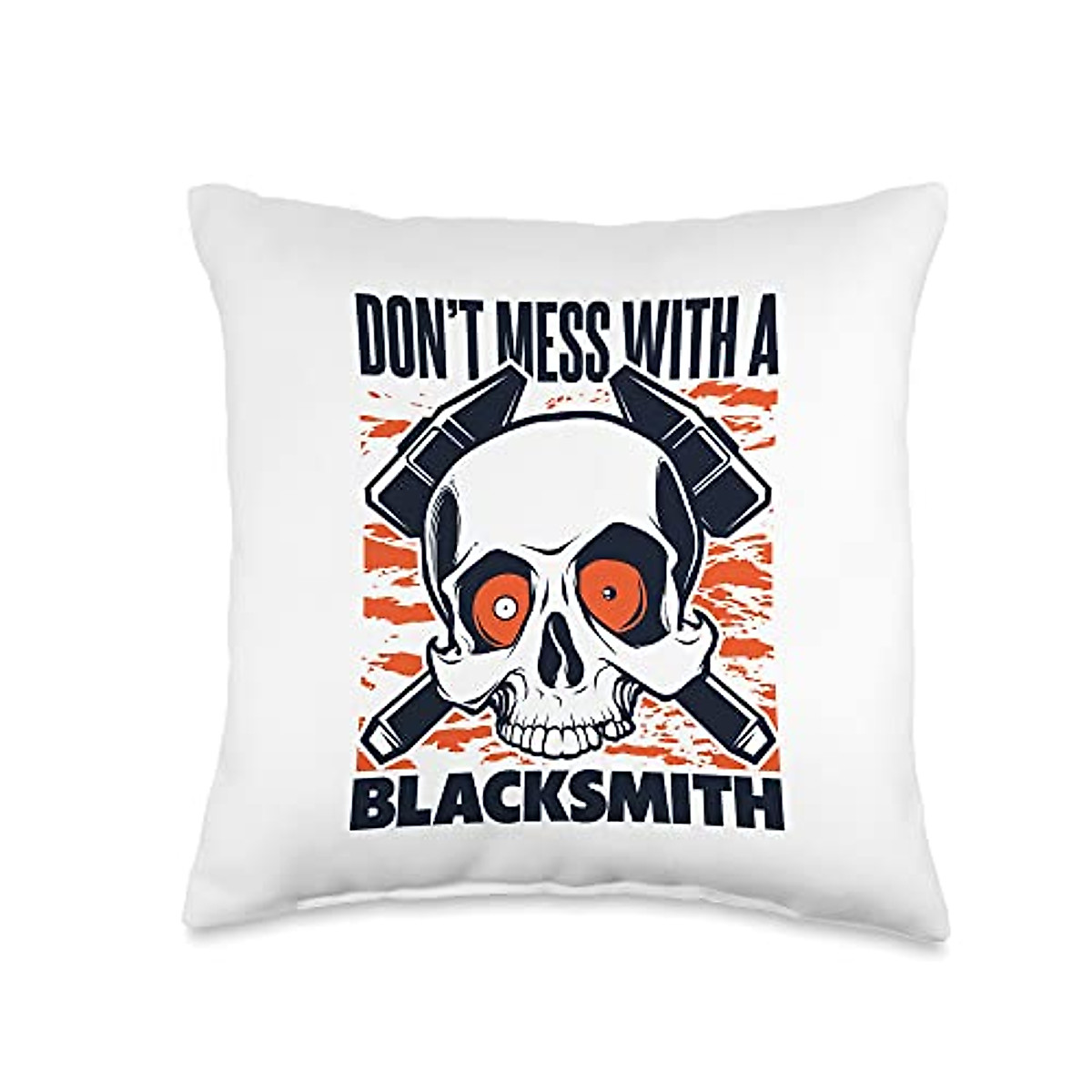 Forging Equipment Starter Kit Gifts For Beginners Don't Mess Hobby Legend Forging Blacksmith Throw Pillow, 16x16, Multicolor